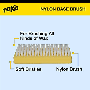 TOKO Ski Snowboard Waxing Brush 12mm Nylon Brush