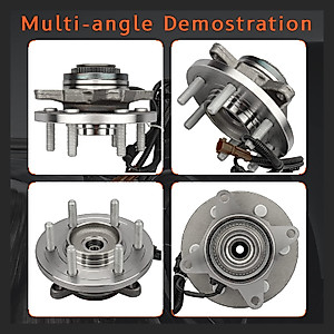 DRIVESTAR 515169 4WD Front Left/Right Wheel Hub & Bearing Assembly for Ford F150 2015-2017 4WD Only (Excludes Raptor)