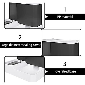 FUQUN All-in-One Automatic Pet Feeder Cat Water Dispenser Water Bowl for Cats Automatic Cat Feeder Self Dispensing Pet Waterer Automatic Gravity Cat Waterer Travel Supply Feeder and Water Dispense