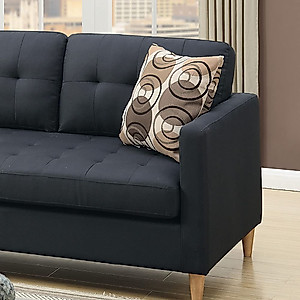 Poundex Sofas, Black
