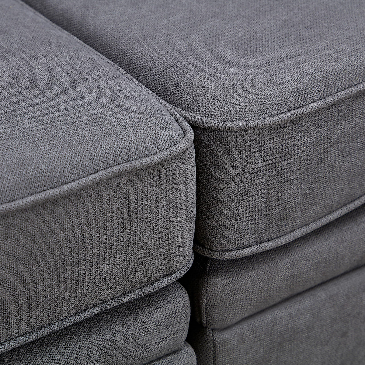 FANYE U-Shaped Oversized 6 Seaters Modular Storage Sectional Sofa with SeatStorage, L/U-Shaped Free Combination Linen Upholstered Couch Cum Daybed Convertible Sleeper Sofabed for Living Room