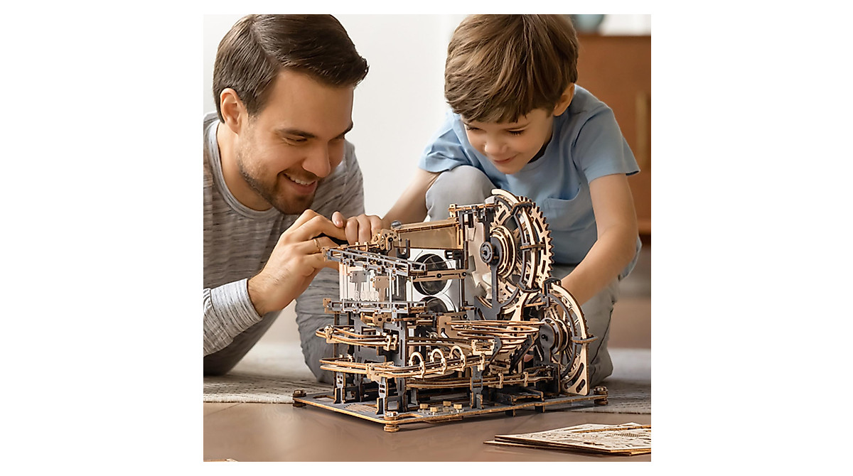 ROKR 3D Wooden Puzzle – Fun Marble Run for Adults