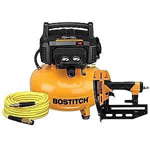 BOSTITCH Compressor and Nailer Combo Kit, 6 Gallon (BTFP1KIT16SP)