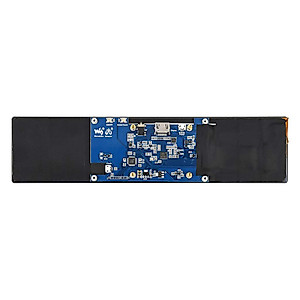 Coolwell 11.9inch Capacitive Touch Screen LCD for Raspberry Pi Series/Jetson Nano/PC, 320×1480, HDMI, IPS Display Panel, Toughened Glass Cover