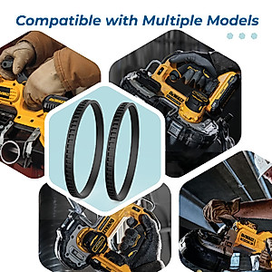 45-69-0010 Blade Pulley Tire Replacement for Milwaukee Band Saws Deep Cut 6230 6232-6 6225 6232 6227-2 Pack