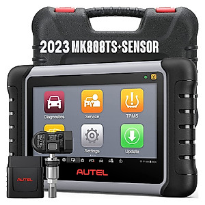 Autel MaxiCOM MK808TS with MX-Sensor, 2023 Updated of MK808BT and TS608, Bi-Directional Control, 28+ Service, All Systems Diagnoses, Activate/Program/Relearn TPMS Sensors, Access AutoAuth for FCA SGW