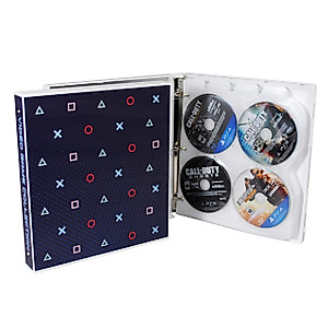 UniKeep High Capacity PlayStation Themed Disc Storage Case - Holds 80 Discs