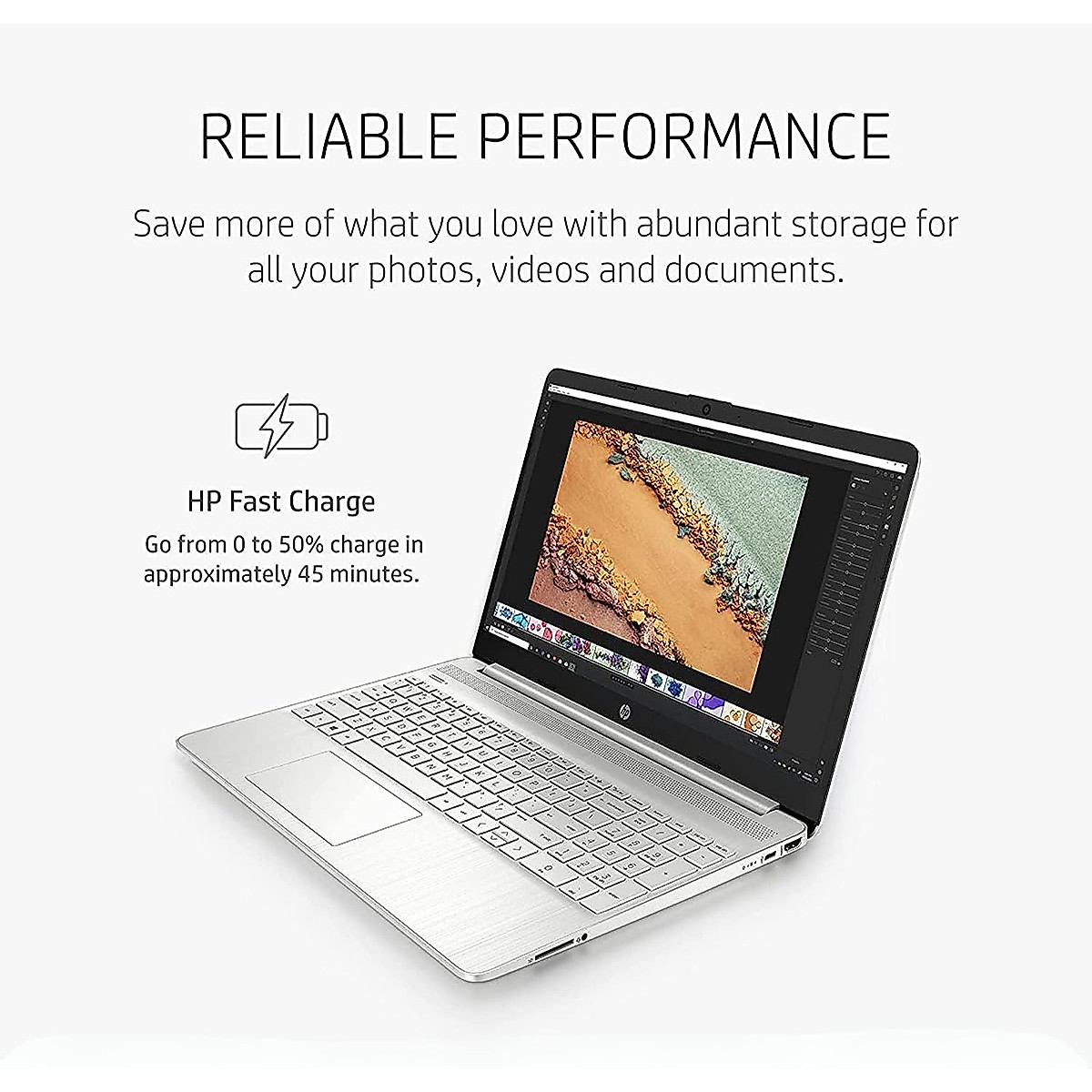 HP 2023 Newest Laptop, 15.6" Touchscreen Display, Intel Core i3-1115G4 Processor(Beat i5-1035G4), 32GB RAM, 1TB SSD, WiFi, Bluetooth, Numeric Keypad, Windows 11 Home in S Mode, Silver