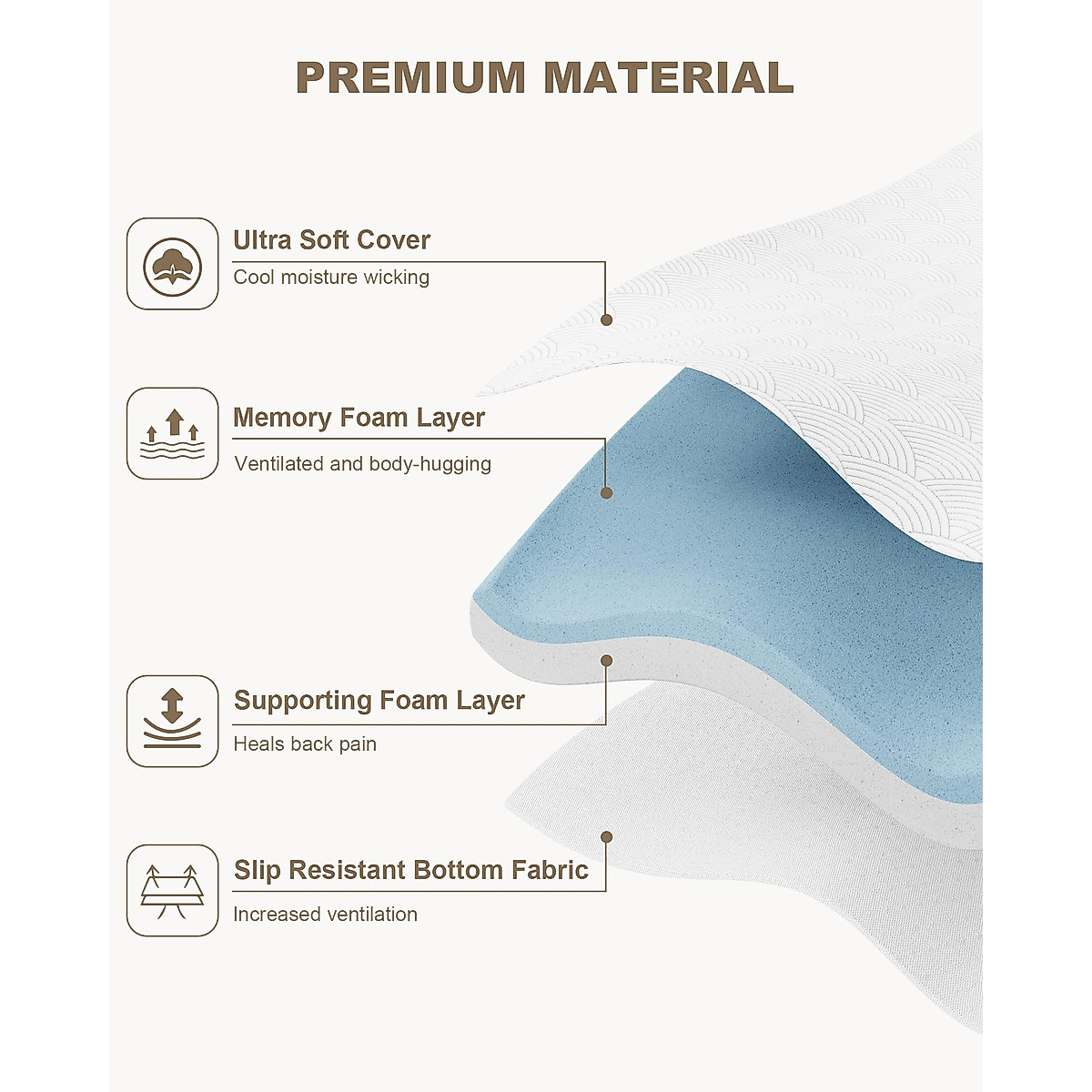 Zenzy 3" Twin Extra Long Firm Memory Foam Mattress Topper, [Removable] [Washable] Cover and [Adjustable] Straps, CertiPUR-US Certified Firm Mattress Topper Twin XL for College Dorm- Beige