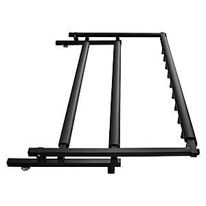 Vousile Guitar Stand Storage, Bass Display Rack, 9 Multi Guitar Holder for Electric Acoustic Guitar, Foldable Floor Stands with Aluminum (9 Space)