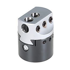 MT3-Metric 12 Boring Head 2 Inch Lathe Boring Head for Boring Machine and CNC Milling Machine with 3 Hexagonal Keys