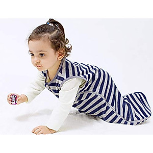 ililmmoe Baby Sleep Sack 3-6 Months Swaddles 0-36months Sleep Bag Sleeveless Warm Soft Wearable Blankets Tog1.5 Navy/L