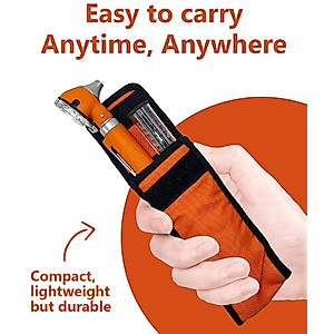 OdontoMed2011 LED Pocket Mini Otoscope Set Orange Color ODM