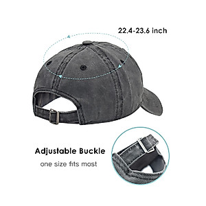 Century Star Womens Baseball Caps for Men Baseball Hat Distressed Cotton Dad Hat Summer Adjustable Golf Runing Hat Solid White One Size