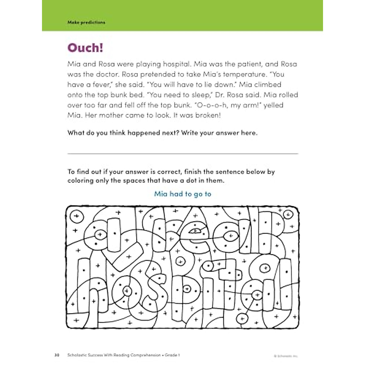 Scholastic Success with Reading Comprehension Grade 1 Workbook (Scholastic, Grade 1)