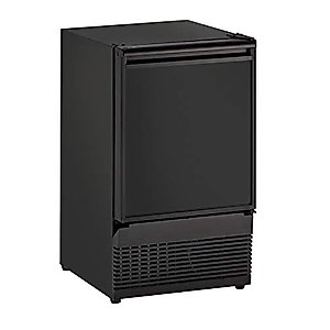 U-Line U-BI98B-00A 15" Under Counter Crescent Ice Maker, Black (Renewed)