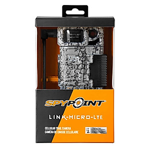 SPYPOINT Link-Micro-LTE Cellular Trail Cameras 10MP with Low-Glow and 32GB Micro SD Card (Link-Micro-LTE)