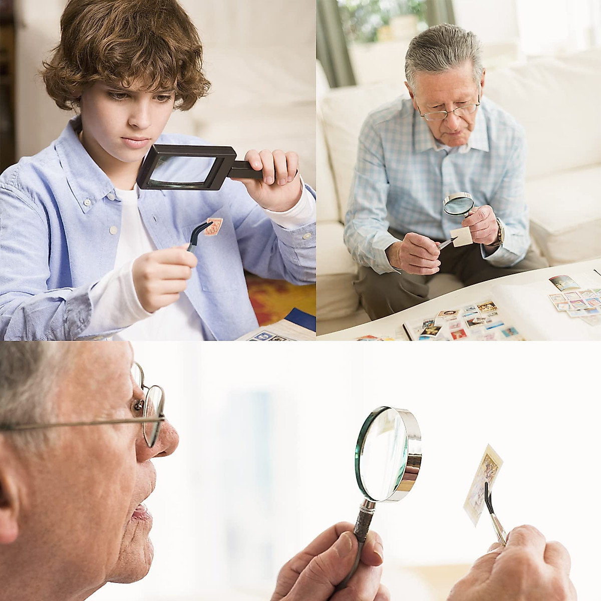 DragonflyDreams 4 Pieces Tweezers with Rubber Tips Tweezers PVC Coated Tweezers Set, Rubber Straight Tip Tweezers Rubber Flat Tip Tweezer Long Bent Tweezers for Crafts Stamps Beads Jewelry Tools