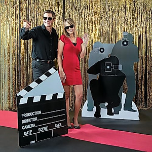 LARGE GOLD FRINGE DECORATION - Party Decor - 1 Piece