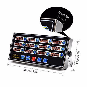 Commercial Restaurant Kitchen Timers 12 Channel Digital Cooking Timers Multiple for Restaurant Home Kitchen