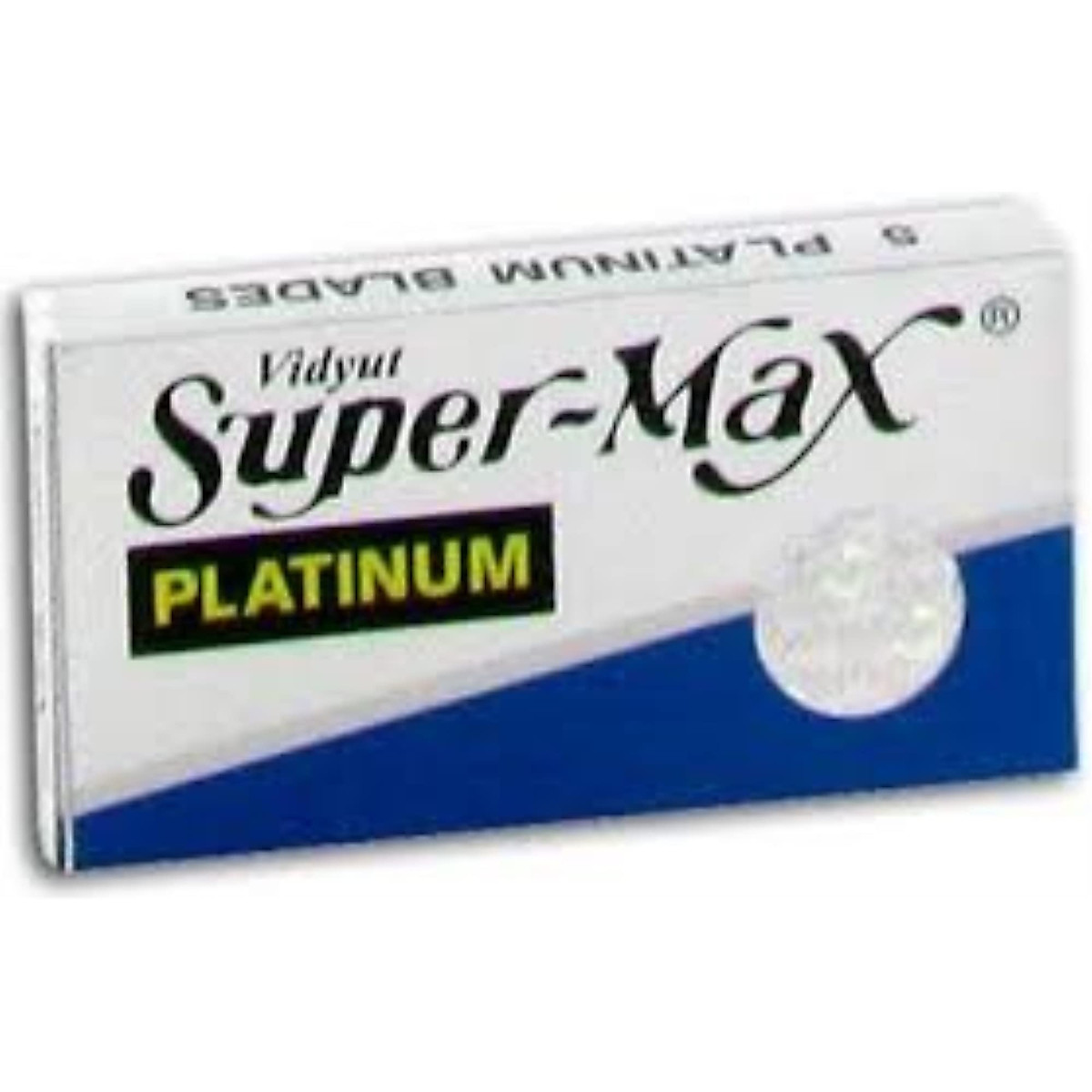 Super-Max Platinum Double Edge Blades, 5-pak