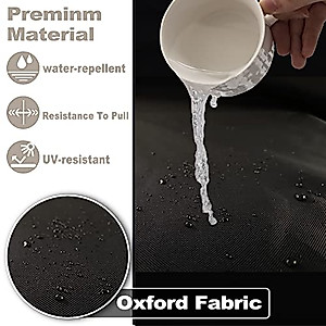 DIMAR GARDEN Outdoor Furniture Cover Waterproof Patio Dining Table Chairs Cover 420D Wind Dust Proof Anti-UV 59" x 59" x 29"