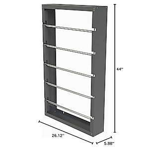 Durham 388-95 Wire Spool Rack, 5 Rods, Wall Mountable