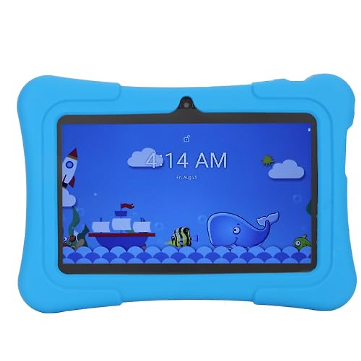 Luqeeg Child Tablet, Kid Proof Case 2GB RAM 32GB ROM Safe 7 Inch Toddler Tablet WiFi with Parental Control for Gaming (US Plug)