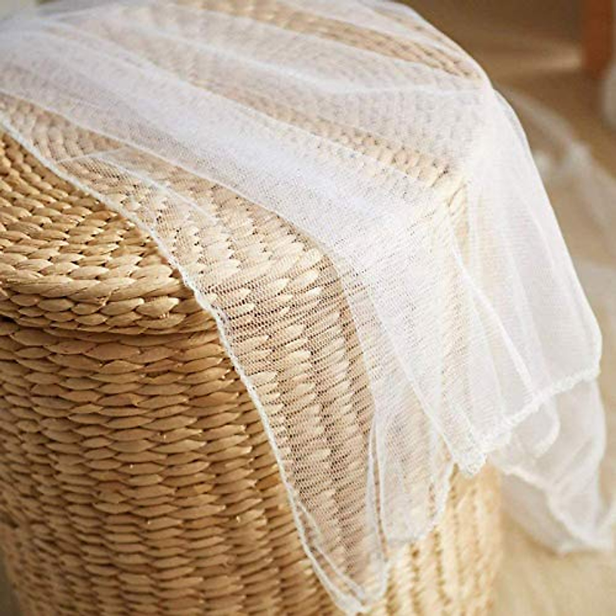 Mosquito Net, Bed Canopy Hanging Circular Curtain Netting for Single to King Size, Quick Easy Installation, Use to Cover The Baby Crib, Kid Bed, Girls Bed Or Full Size Bed