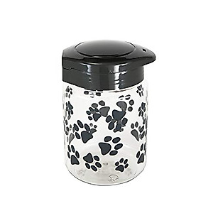 Lixit Food and Treat Storage Jars for Dogs, Cats, Small Animals and Birds. (64oz, Grey)