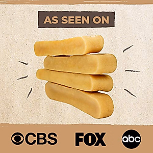 Mighty Paw Yak Cheese Chews for Dogs | All-Natural Long Lasting Pet Treats. Odorless and Great for Oral Health. Limited-Ingredient Chews for Puppies & Power-Chewers (Small, 5 Pack)