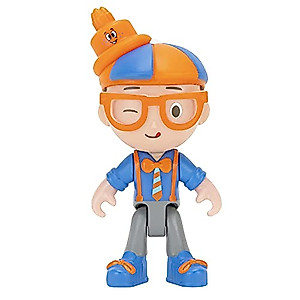 Blippi Ultimate Party Adventure, Deluxe Playset - Includes Exclusive Party Figure, Girl Figure, Playground Playset, 4 Accessories, Sounds, Working Balloon Basket Elevator - Amazon Exclusive