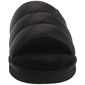 Koolaburra by UGG Men's Rommie Nylon Slipper, Black, 9