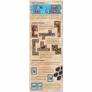 City of Games The Isle of Cats: Kittens + Beasts Expansion - Boardgame, Ages 8+