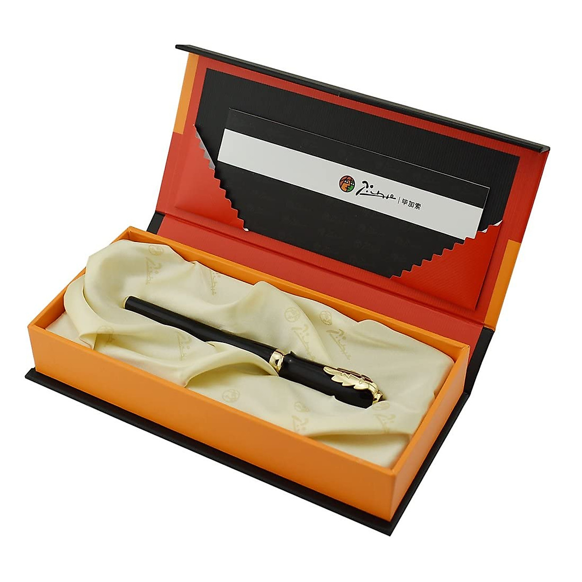 Picasso Greek Irene commemoration Fountain Pen Extra Fine Nib Black Color Bud Cap Leaf Clip Uniqu Style Gift Box Set