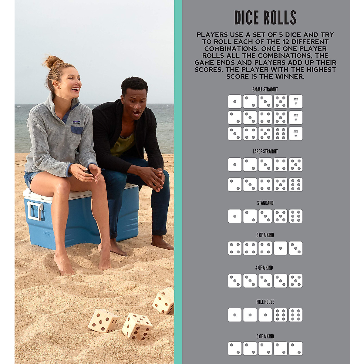 Franklin Sports Giant Wooden Dice