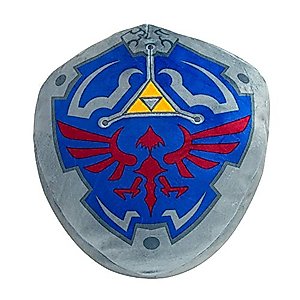 Club Mocchi-Mocchi- Nintendo The Legend of Zelda Plush - Hylian Shield Plushie - Legend of Zelda Tears of the Kingdom Collectible Squishy Plushies - 15 Inch, White