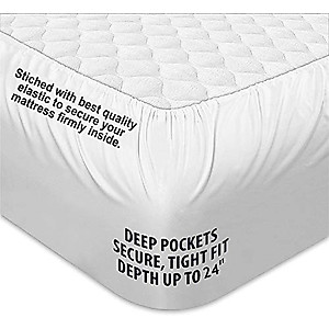 California King Extra Deep Pocket Sheets Sets 4 Piece, Extra Deep Pocket Sheets 400 Thread Count 100% Egyptian Cotton Extra Deep Pocket Fitted Sheet Fit Upto 18 to 24 Inch High Mattress White Solid