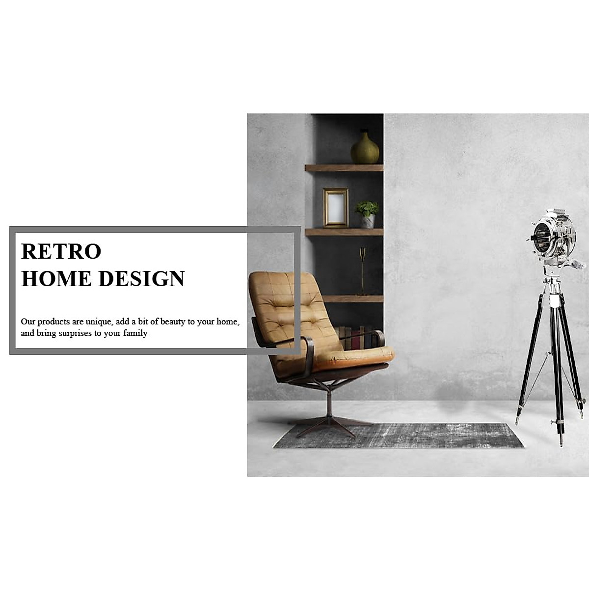 Nagina International Nautical Retro Classic Theater Collectible Steel Tripod Searchlight Lamp | Movie Props Authentic Nautical Floor Lamp Light with Heavy Large | Living Room Spot Light Lamp