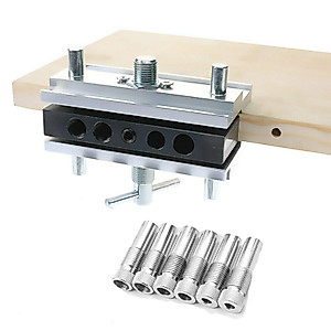 Tysun Self Centering Doweling Jig Drilling Guide Positioner Woodworking Doweling Jig Tool Hole Drilling Guide Self Centering Locator