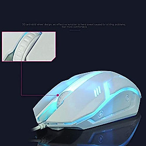 CNGY Keyboards Illuminated Keyboard And Mouse Set Gaming Machinery Wired Keyboard Mouse Set Photoelectric Backlight PC Mute Gaming Keyboard Set For Gaming