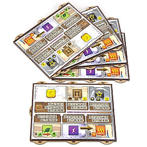 TowerRex Board Game Organizer for Terraforming Mars board game box, Terraforming Mars boardgame expansions, Turmoil, Colonies expansion, Prelude expansion, Hellas and Elysium expansion, Venus Next