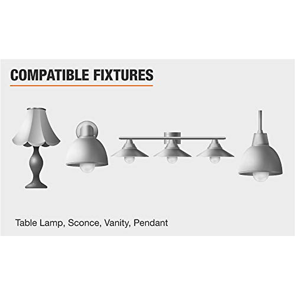 (8-Pack) EcoSmart LED Dimmable 100-Watt Daylight Light Bulb, A19, 1680-Lumen, 5000K, E26 Base