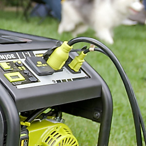 Sun Joe SJG-EXT2514-HJ Heavy-Duty Outdoor Rated Universal Generator Series Extension Cord, Black