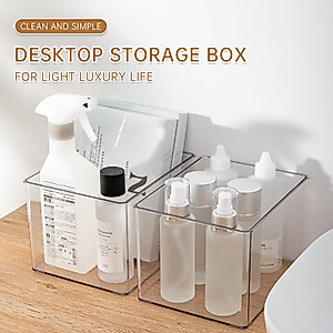 Artendjoon 3 Pack Refrigerator Organizer Bins with Lid, Large Stackable Fridge Organizer Set with Handle, BPA-free Clear Storage Container for Freezer, Cabinet, Pantry Organization