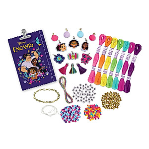 Cra-Z-Art Disney Encanto Enchanted Sparkling Jewelry Bracelet Kit, Make 25 Bracelets, Ages 6 and up