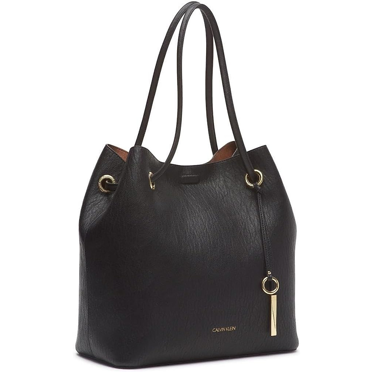 Calvin Klein Gabrianna Bubble Lamb North/South Key Item Tote