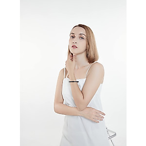 Zuo Bao Hair Tie Bracelet Stainless Steel Grooved Cuff Bangles for Women (4 Colors/Set)