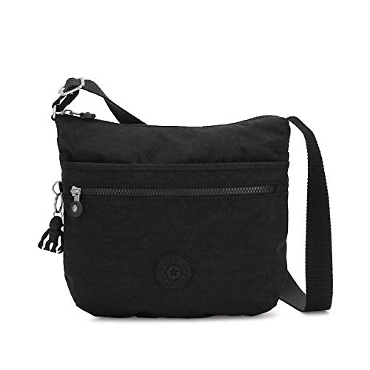 Kipling Arto Crossbody Bag, Black Noir, 11.25" L X 10.25" H X 1.5" D