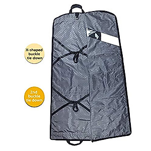 52'' Extra Long Dress Garment Bag, Premium & Breathable Tear-resistant Hanging Suit Cover for Travel and Storage